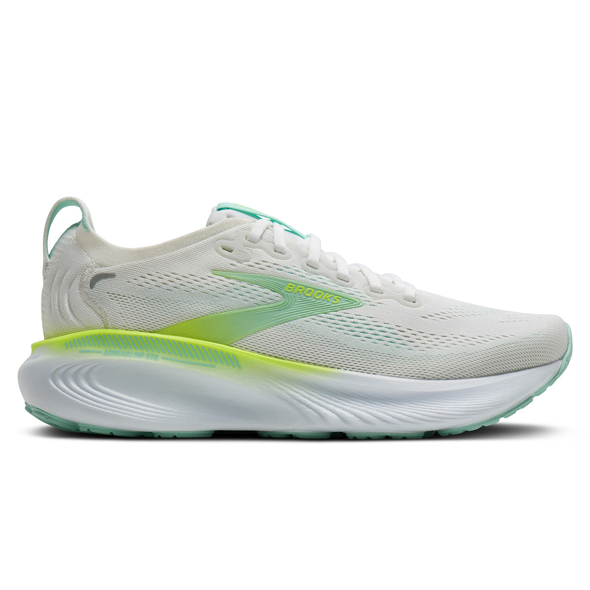 Brooks Adrenaline GTS 25 Womens | White/nightlife/yucca – Alexandra Sports