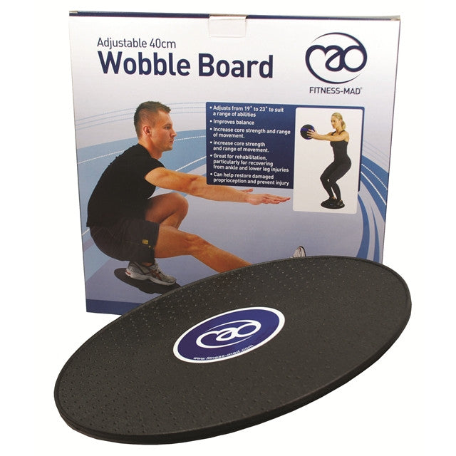 Fitness Mad Adjustable 40cm Wobble Board – Alexandra Sports