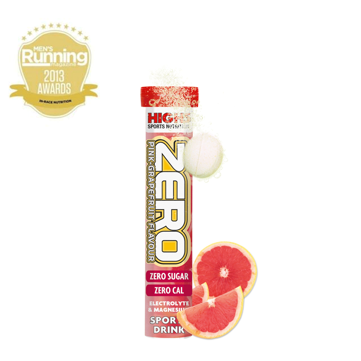 High 5 Zero | Single 20 Tablet Tube | Pink Grapefruit Flavour ...